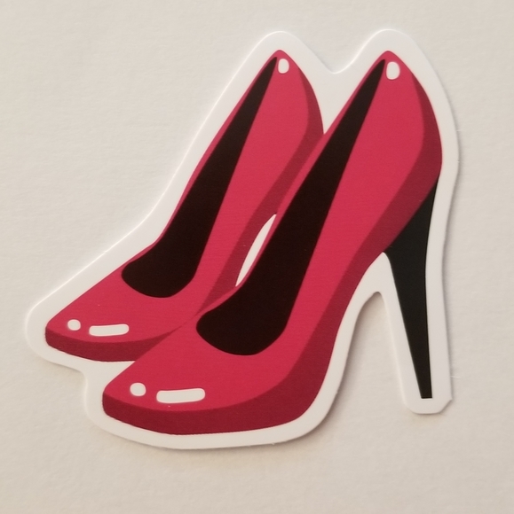 Design | 110 Red High Heels Sticker | Poshmark